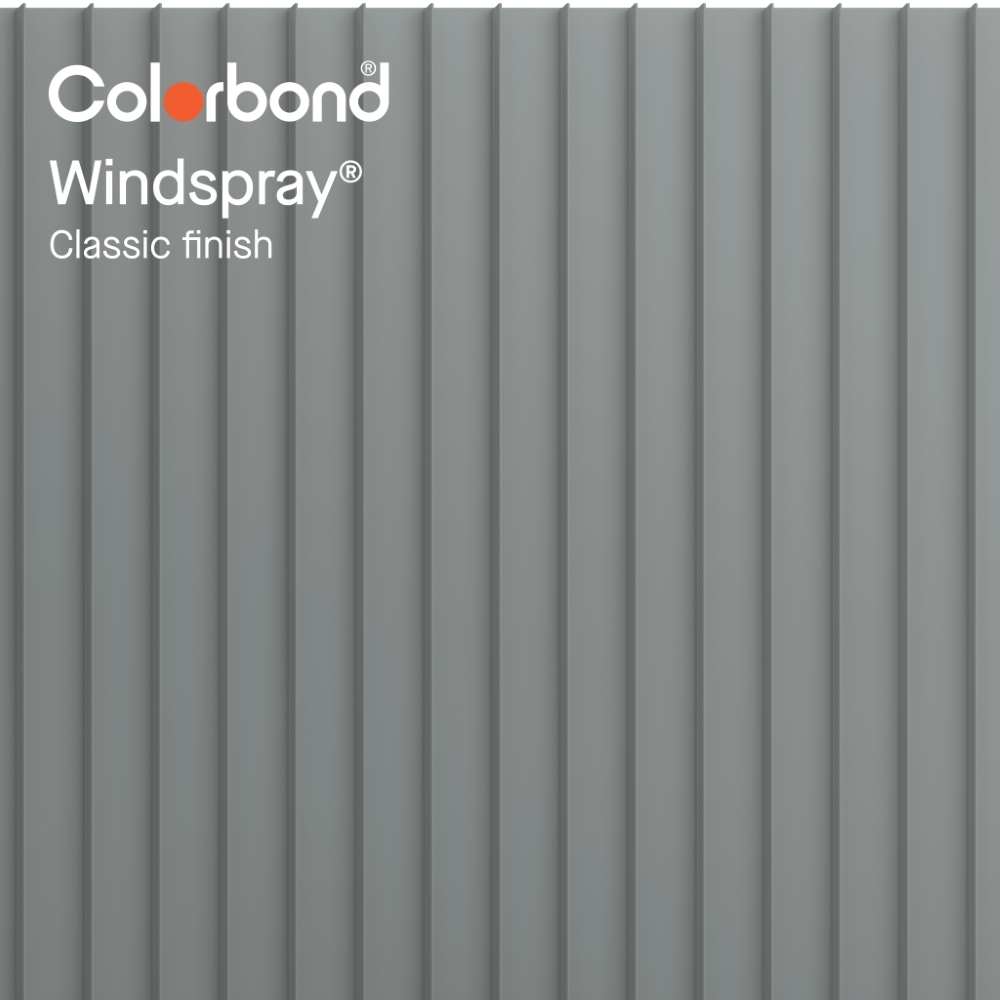 Windspray® (Classic Finish - Standing Seam Profile) by COLORBOND® steel ...
