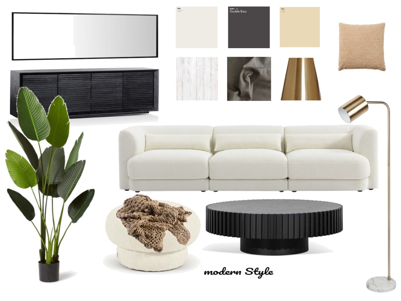 modern style mood board Interior Design Mood Board by fafazri - Style ...