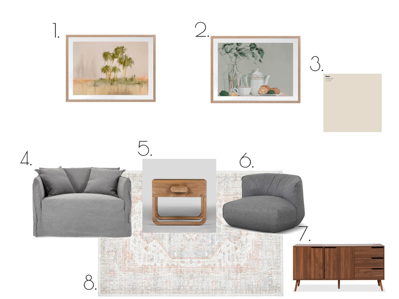 sample board Interior Design Mood Board by RRM - Style Sourcebook