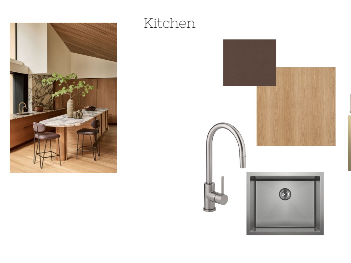 Kitchen Sample Board Interior Design Mood Board by ariapilgrim - Style ...