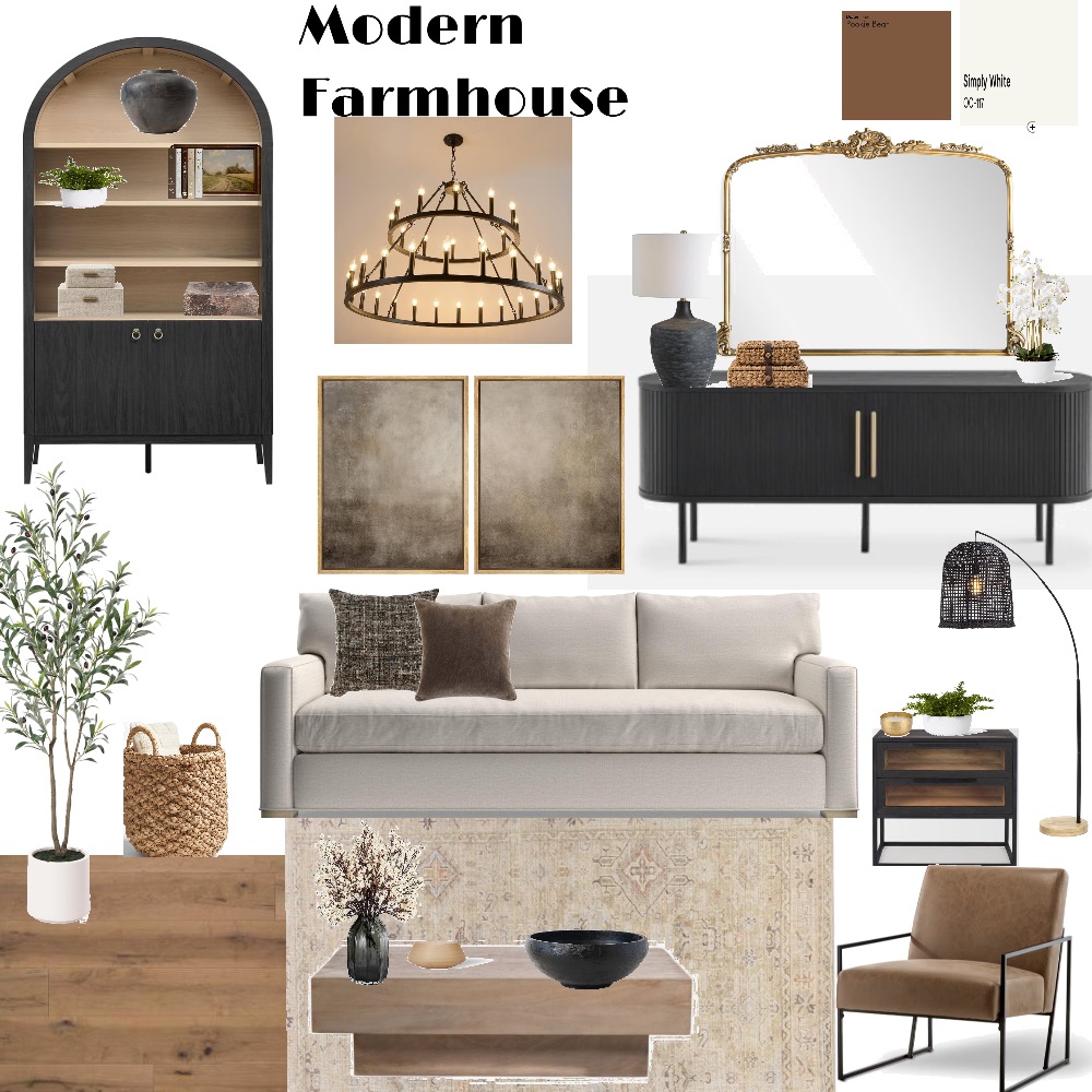 Module 3 - specific room mood board Interior Design Mood Board by ...