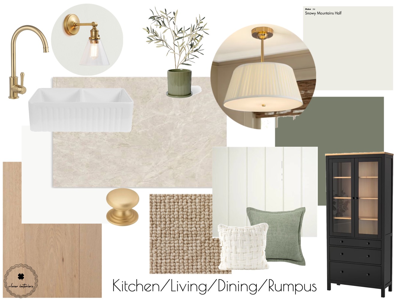MacDonalds Kitchen Living Dining Rumpus Interior Design Mood Board by ...