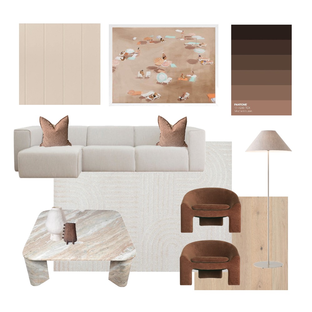 Styling Pantone Mocha Mousse - 1 Interior Design Mood Board by Cotter ...