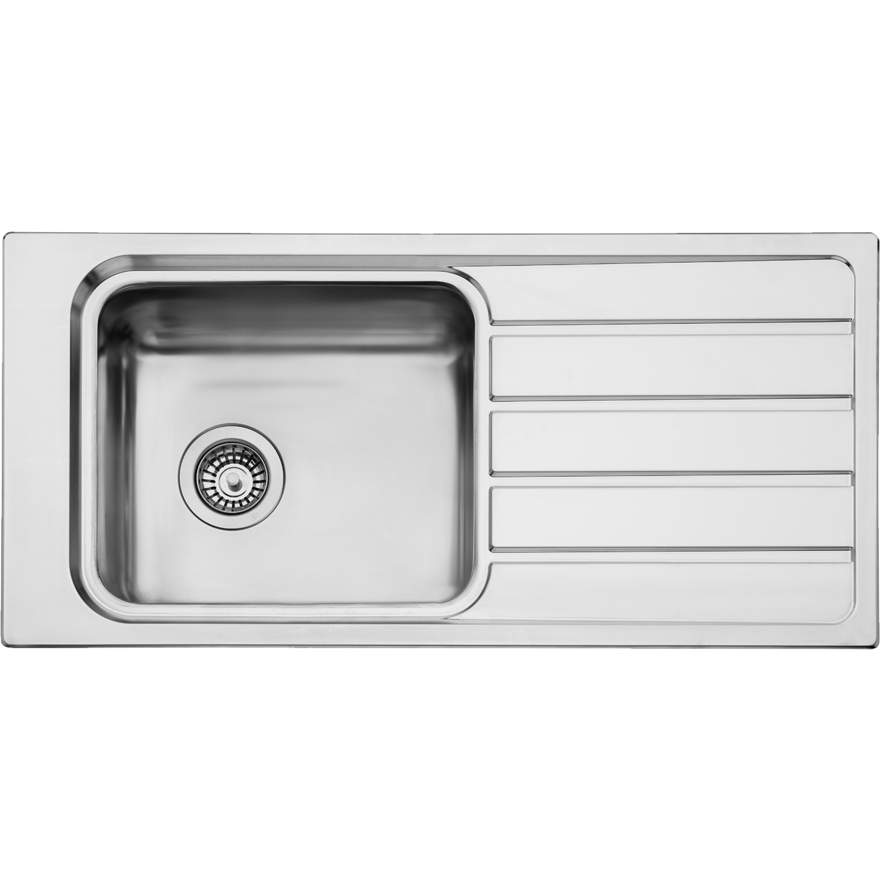 Puro Single Bowl Topmount Care Sink With Drainer by Puro - Style Sourcebook