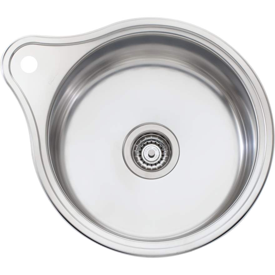 Solitaire Round Bowl Sink With Tap Landing by Solitaire - Style Sourcebook