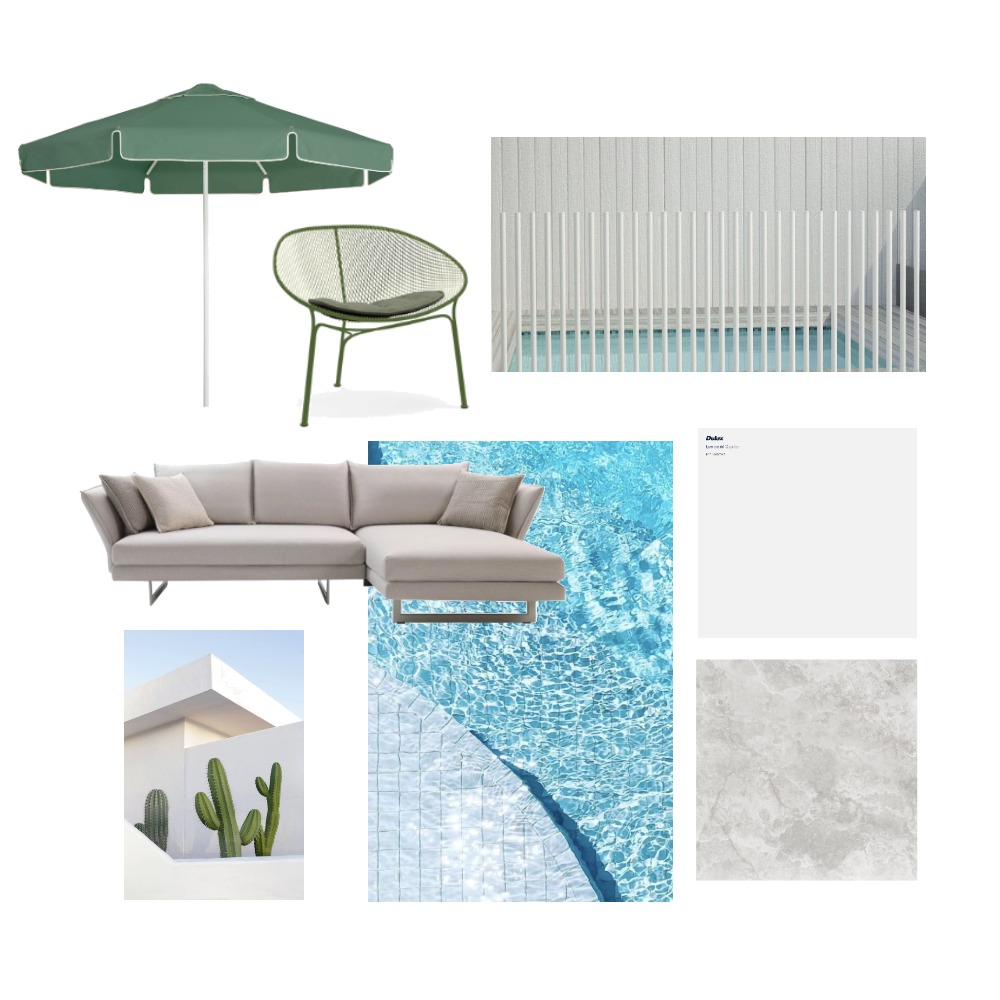 East Maitland Pool Area Interior Design Mood Board by Muse Built ...