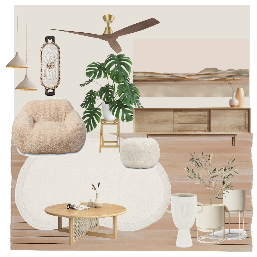 Cleo Milk Interior Design Mood Board by Rug Culture - Style Sourcebook