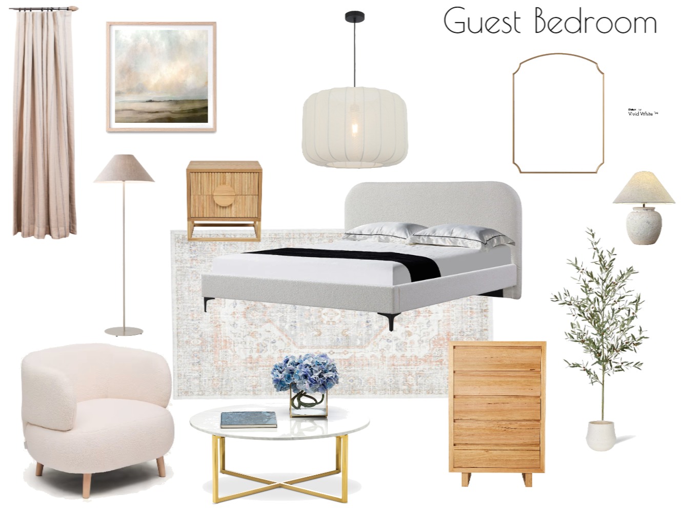 Guestroom - Selections Interior Design Mood Board by moneil - Style ...