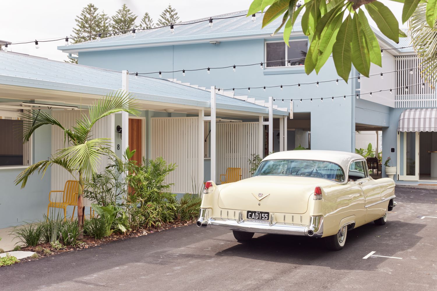 Retro Interior Design Inspired Blue Water Motel - Style Sourcebook